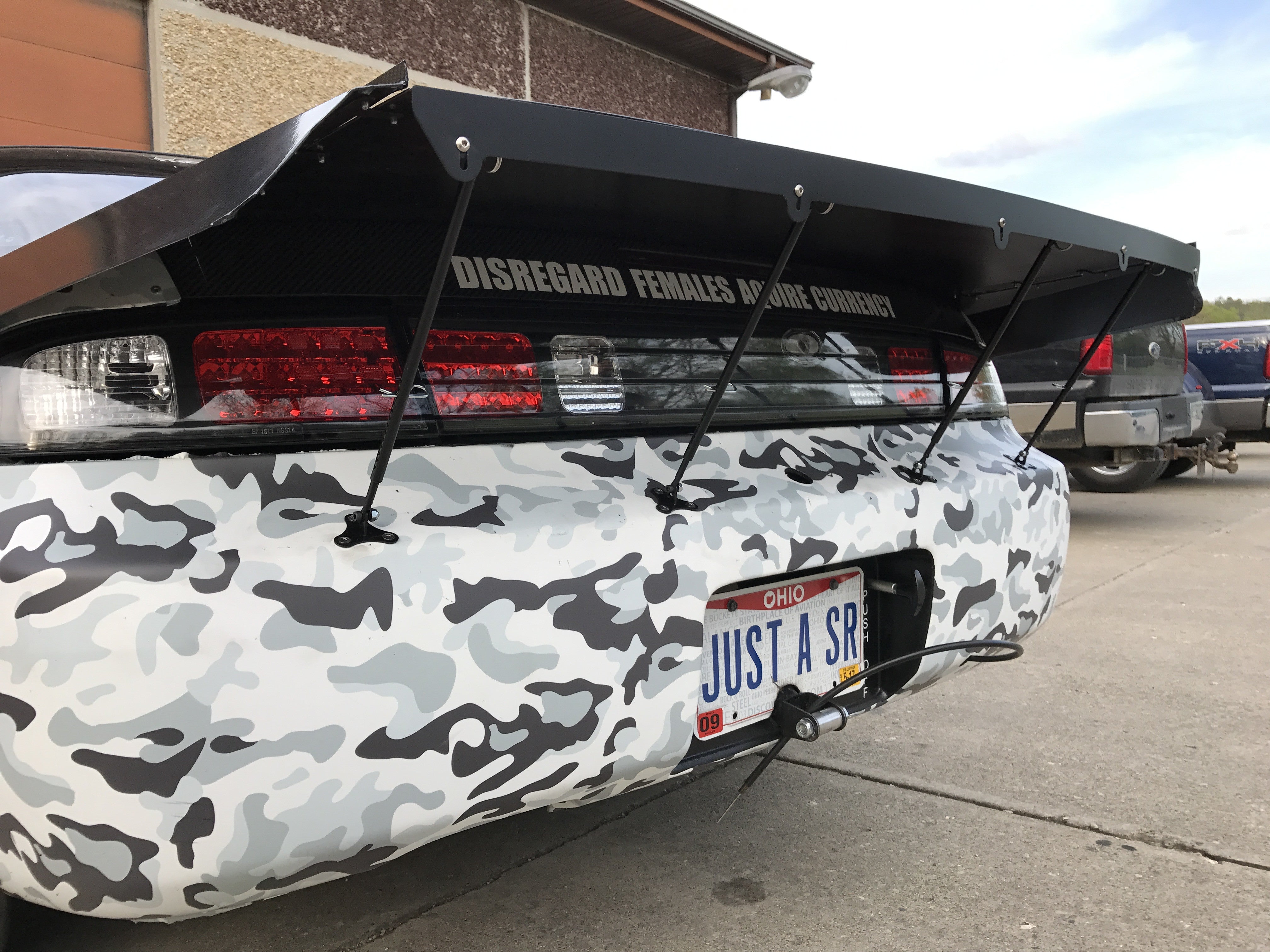 Nissan S-14 Drag Wing (Aluminum) – Maston Fabrication